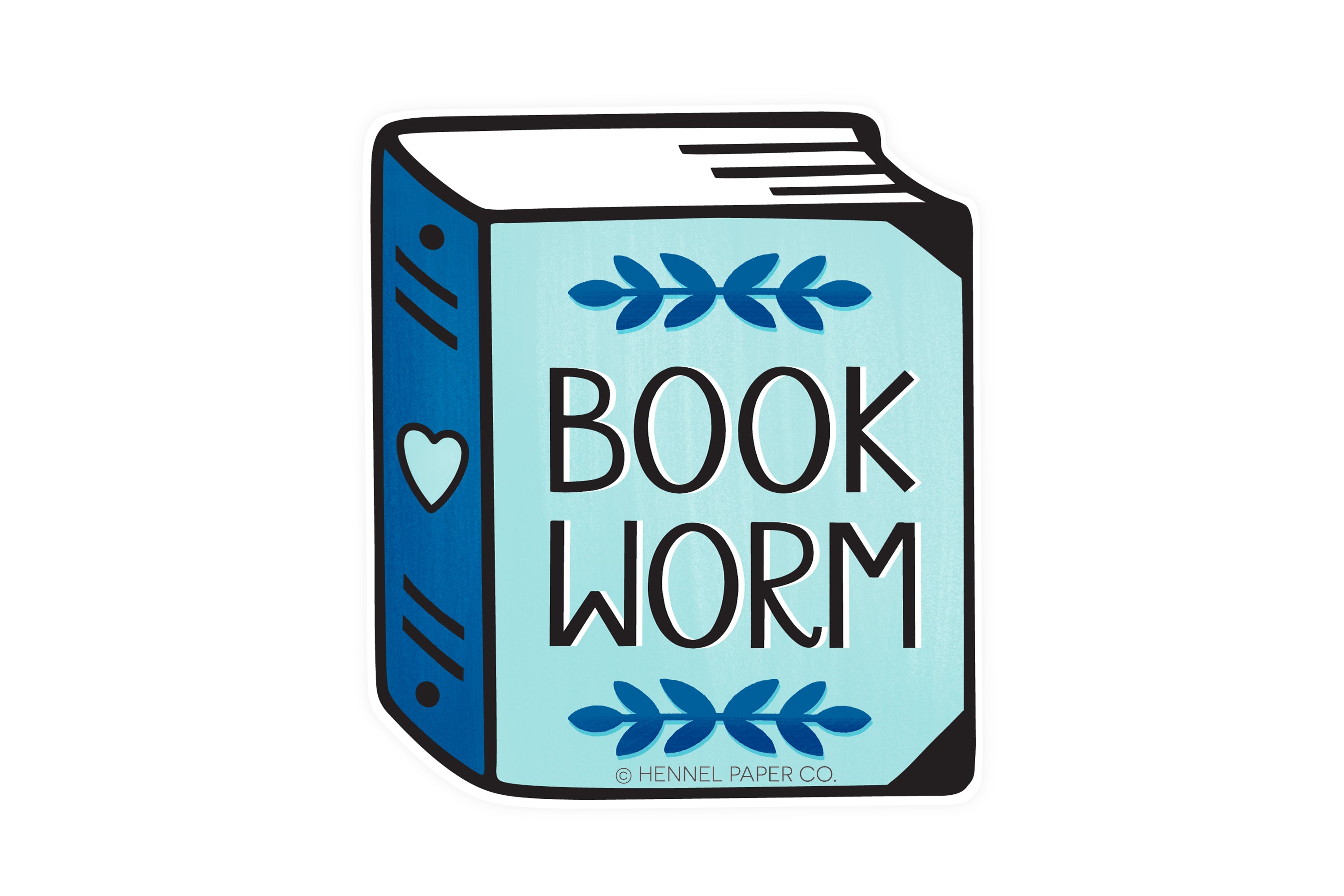 Bookworm Magnet: Gifts for Bookworms – Hennel Paper Co.