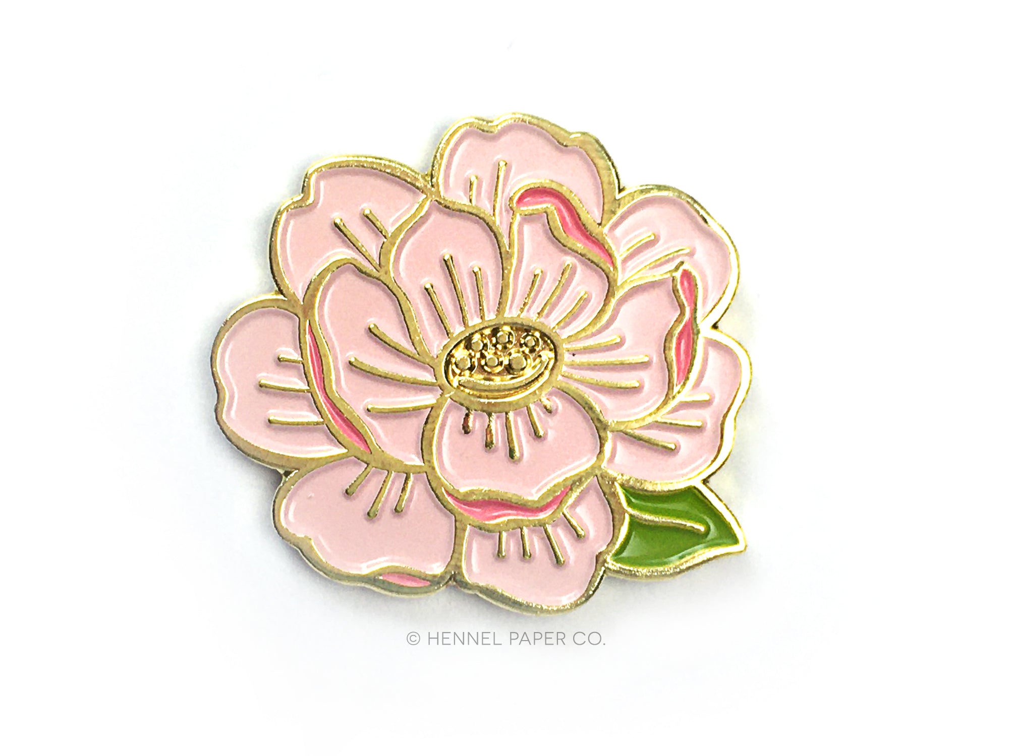 Beautiful Flower Enamel Pin – Hennel Paper Co.